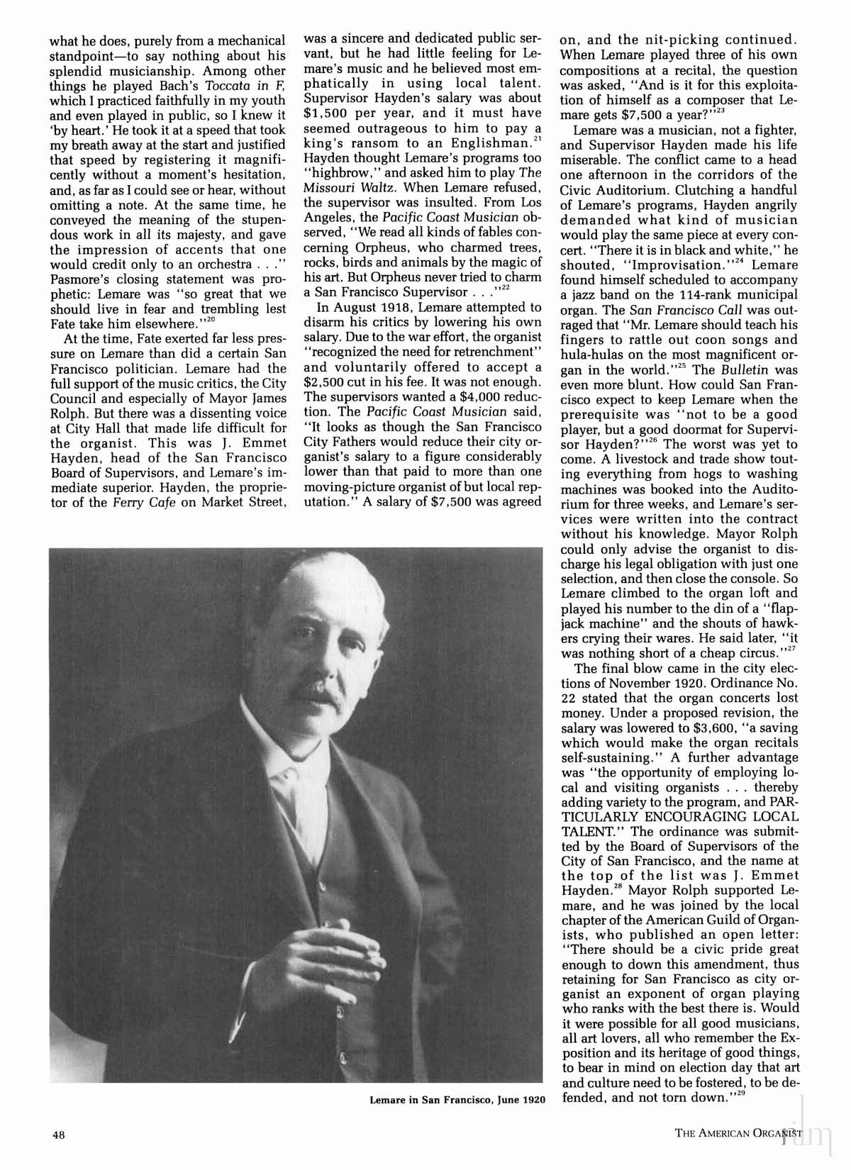 American Organist - Edwin H. Lemare